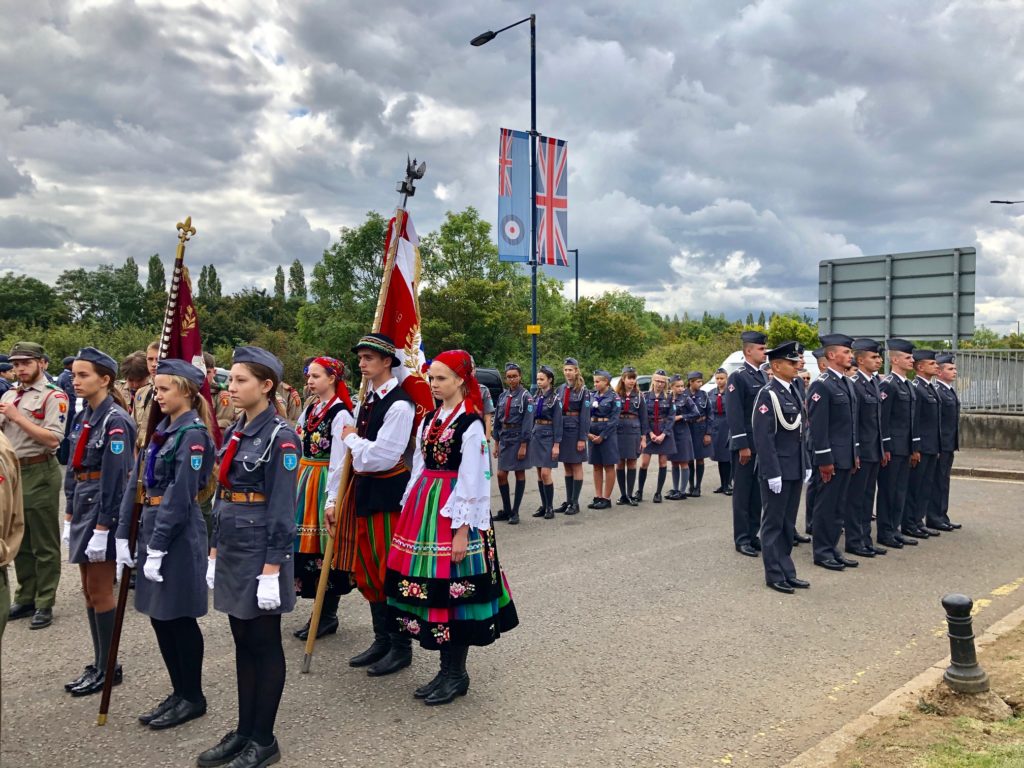 Ceremony of Homage to Fallen Polish Airmen in London - British Poles