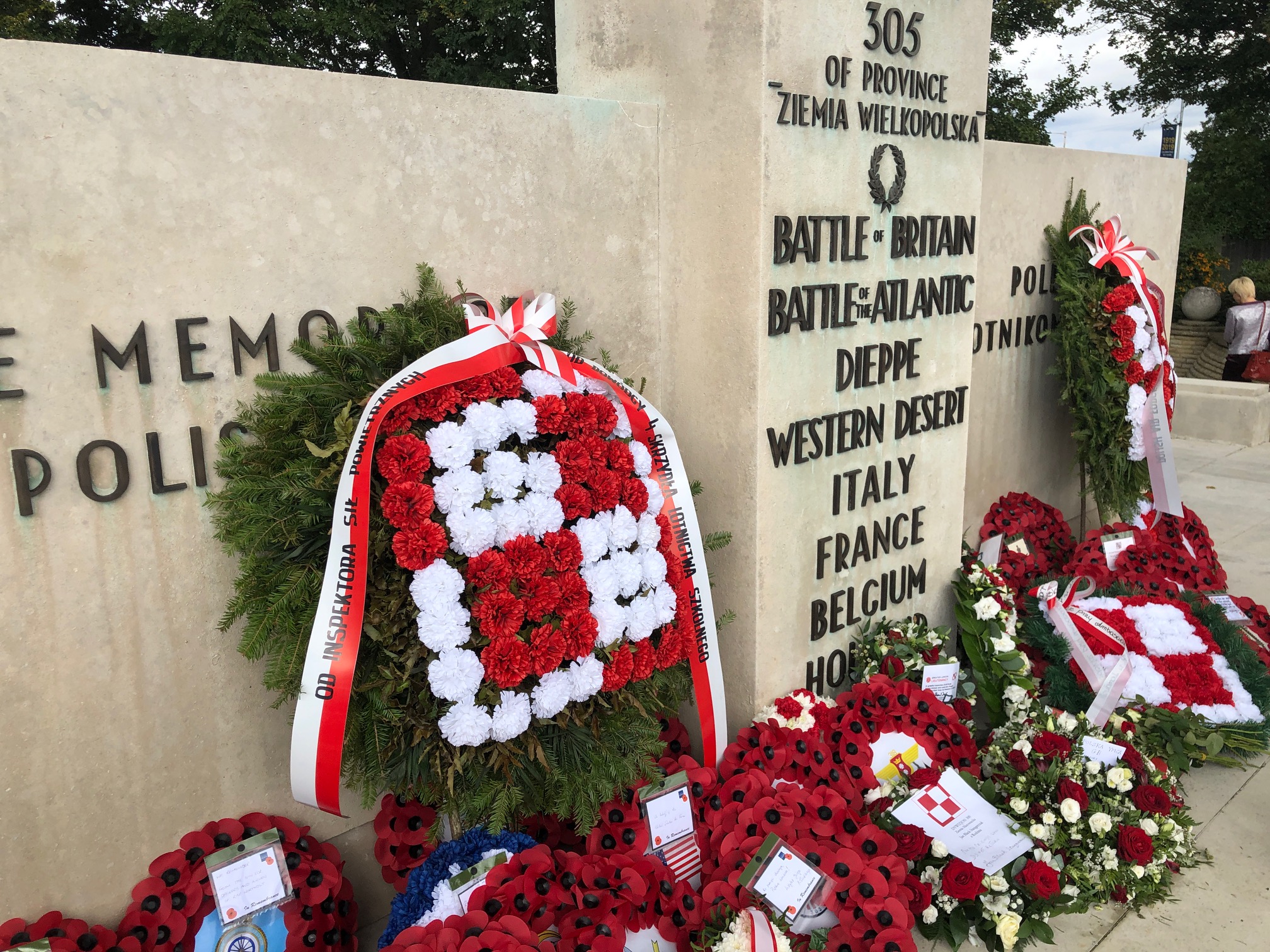 Ceremony of Homage to Fallen Polish Airmen in London - British Poles