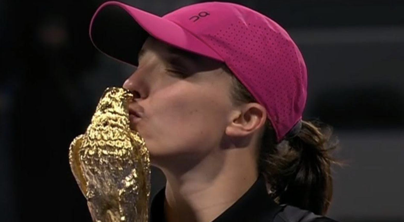 Iga Świątek wins the Qatar Open for the third time in a row - British Poles