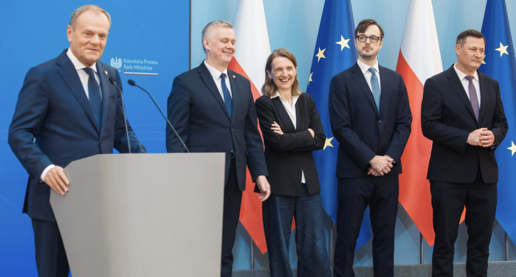 Polish PM Donald Tusk nominated four new ministers in his Cabinet ...