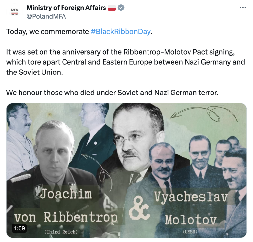 The Ribbentrop-Molotov Pact – the foundation of WW2 and 4th Partition ...