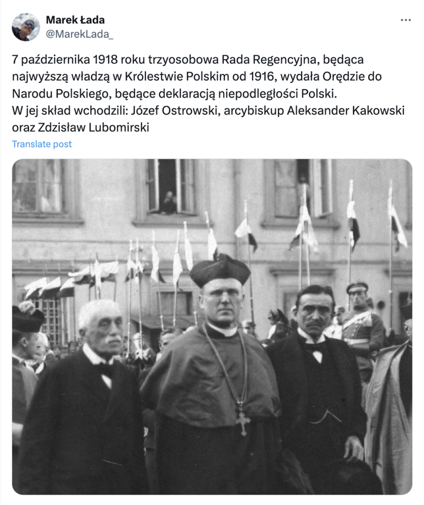 The Declaration of Independence of the Kingdom of Poland – 7 October ...
