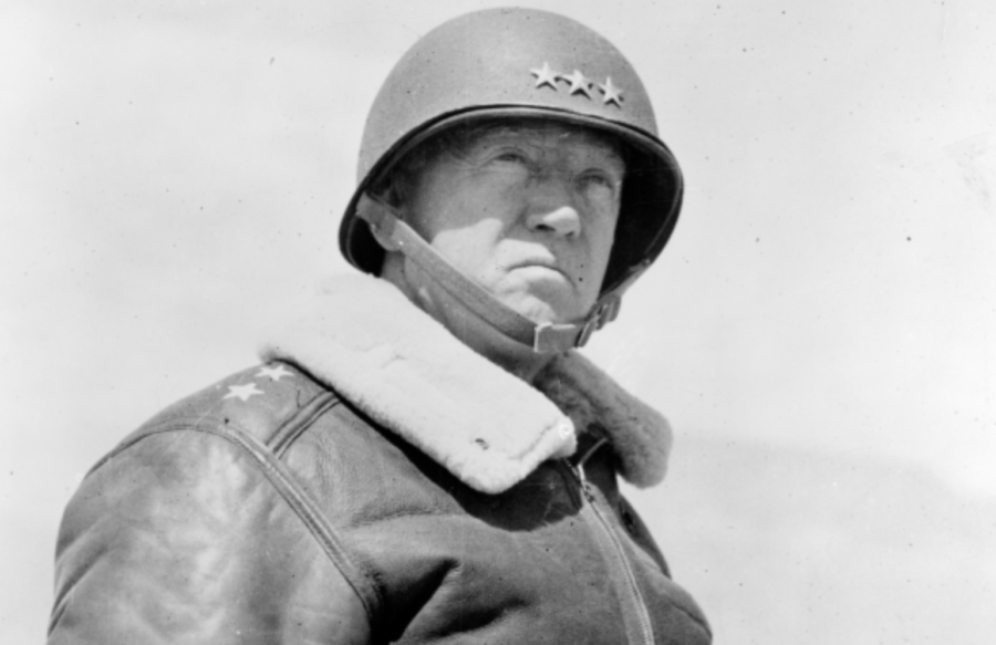 General Patton - the legendary U.S. commander of the WW2 - British Poles
