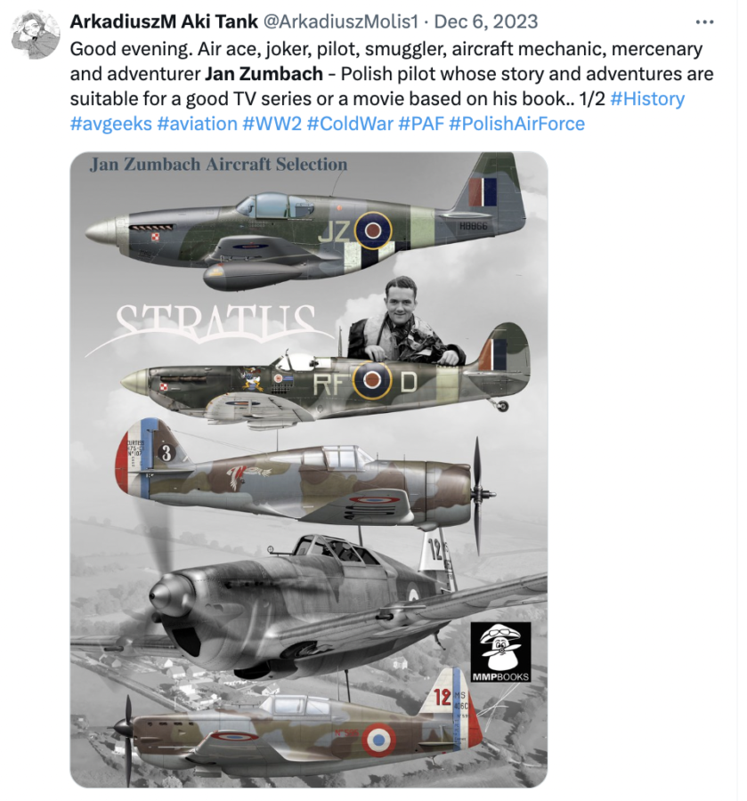 Jan Zumbach - the legendary pilot and commander of the famous Polish ...