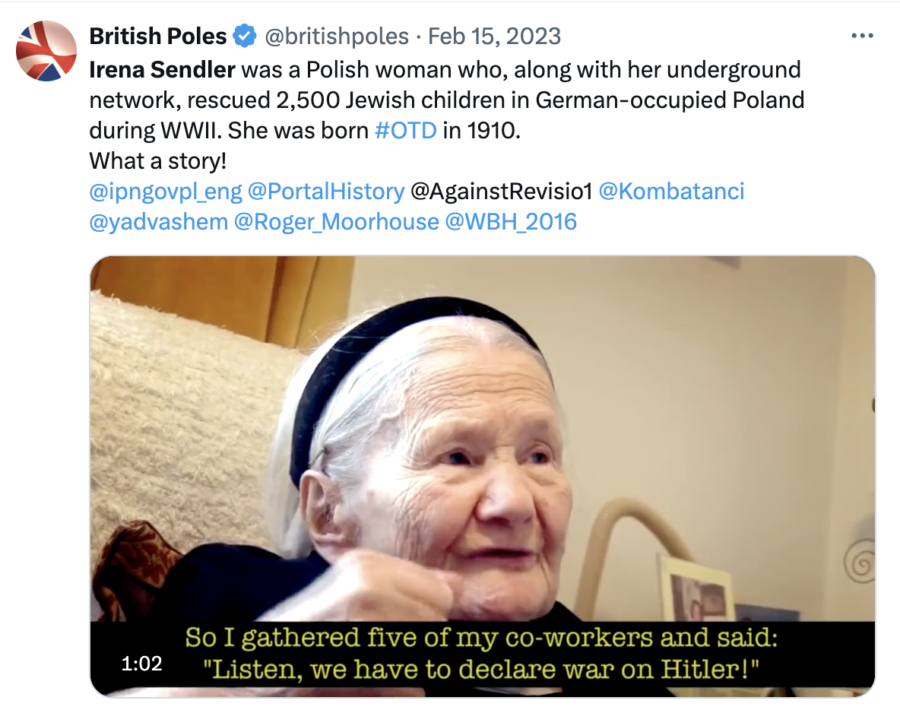 Irena Sendler - "Female Schindler" who saved 2,500 Jewish children ...