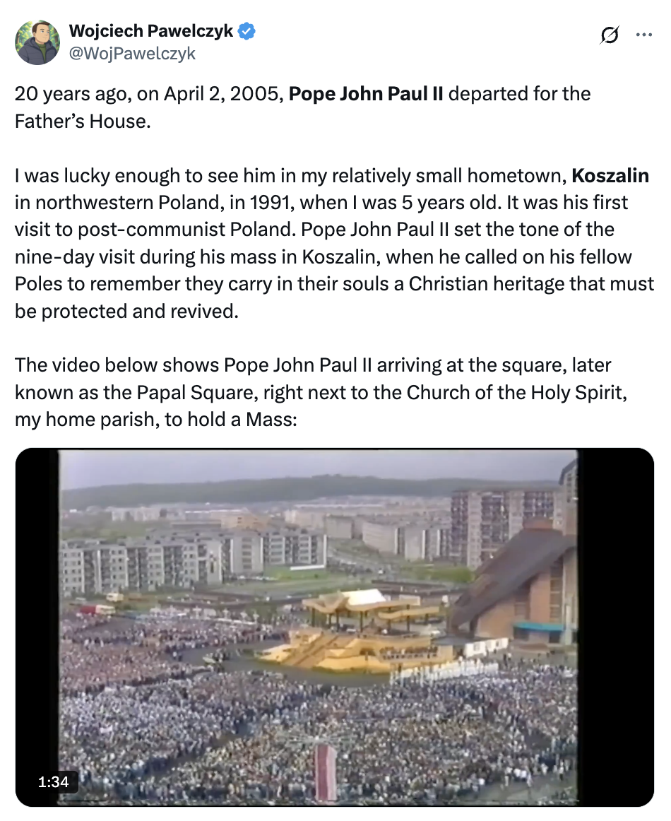 John Paul II – the Pope of Polish and European Freedom - British Poles