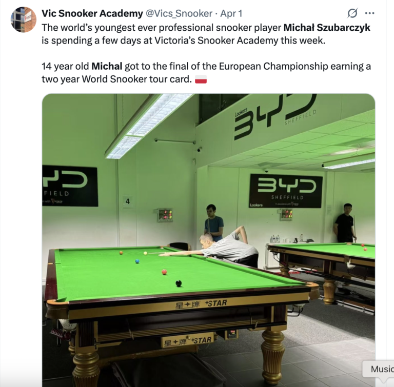 Meet Michał Szubarczyk — the rising star of the Polish snooker ...