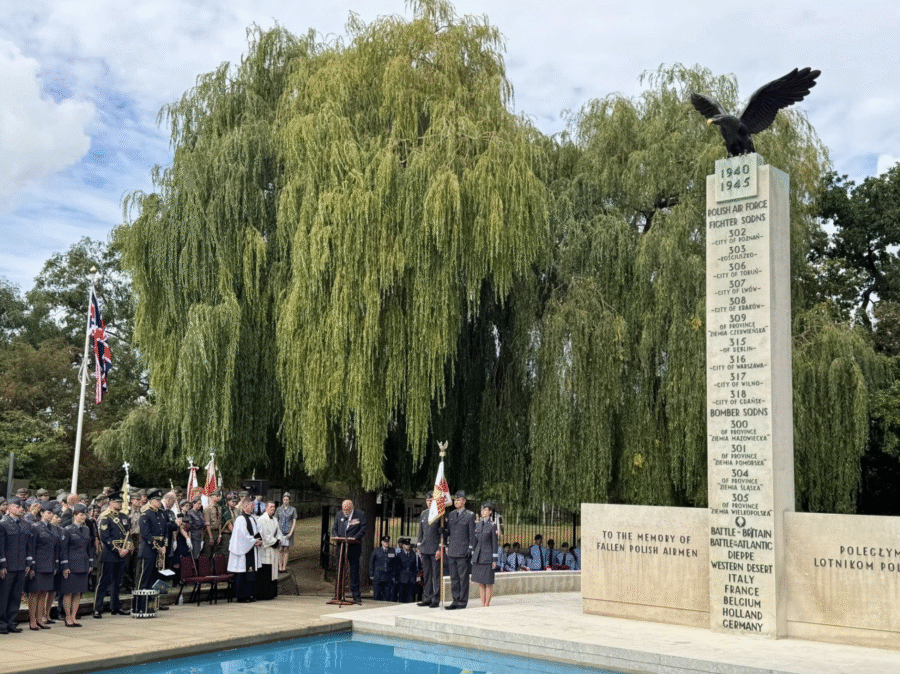 Commemoration of Fallen Polish Airmen at the Polish Air Force Memorial ...