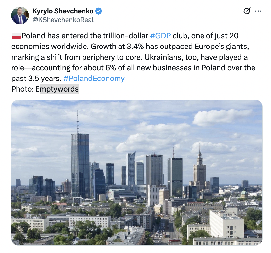 Poland joins the One-Trillion-Dollar Income Club, securing position as ...