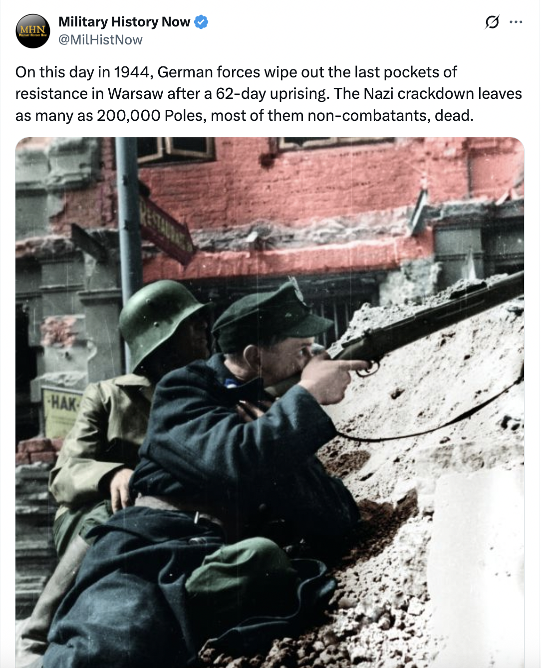The tragic fall of the heroic Warsaw Uprising: 2 October 1944 - British ...