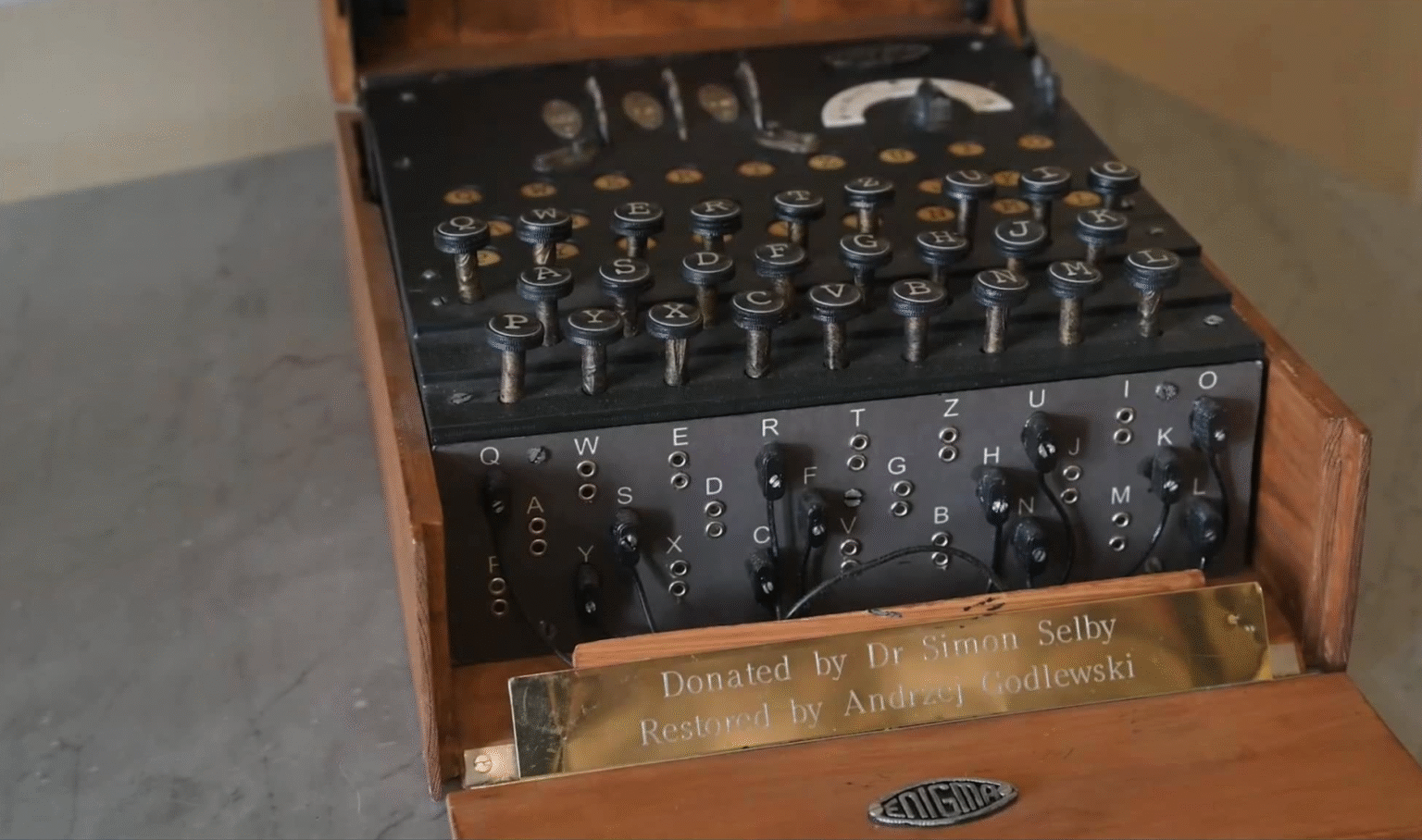 POSK receives life-size Enigma machine model honouring Polish ...