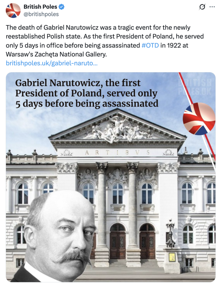 Gabriel Narutowicz: the tragic story of the first Polish president ...